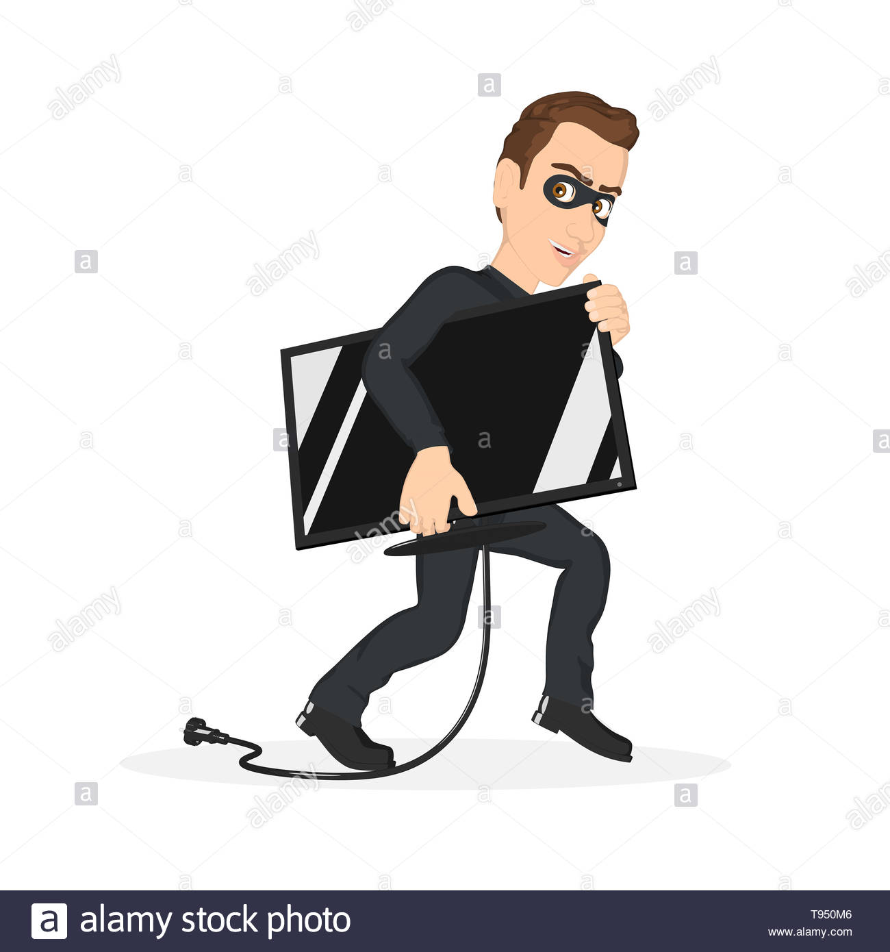 Cartoon Character,thief Stock Photos & Cartoon Character,thief Stock ...