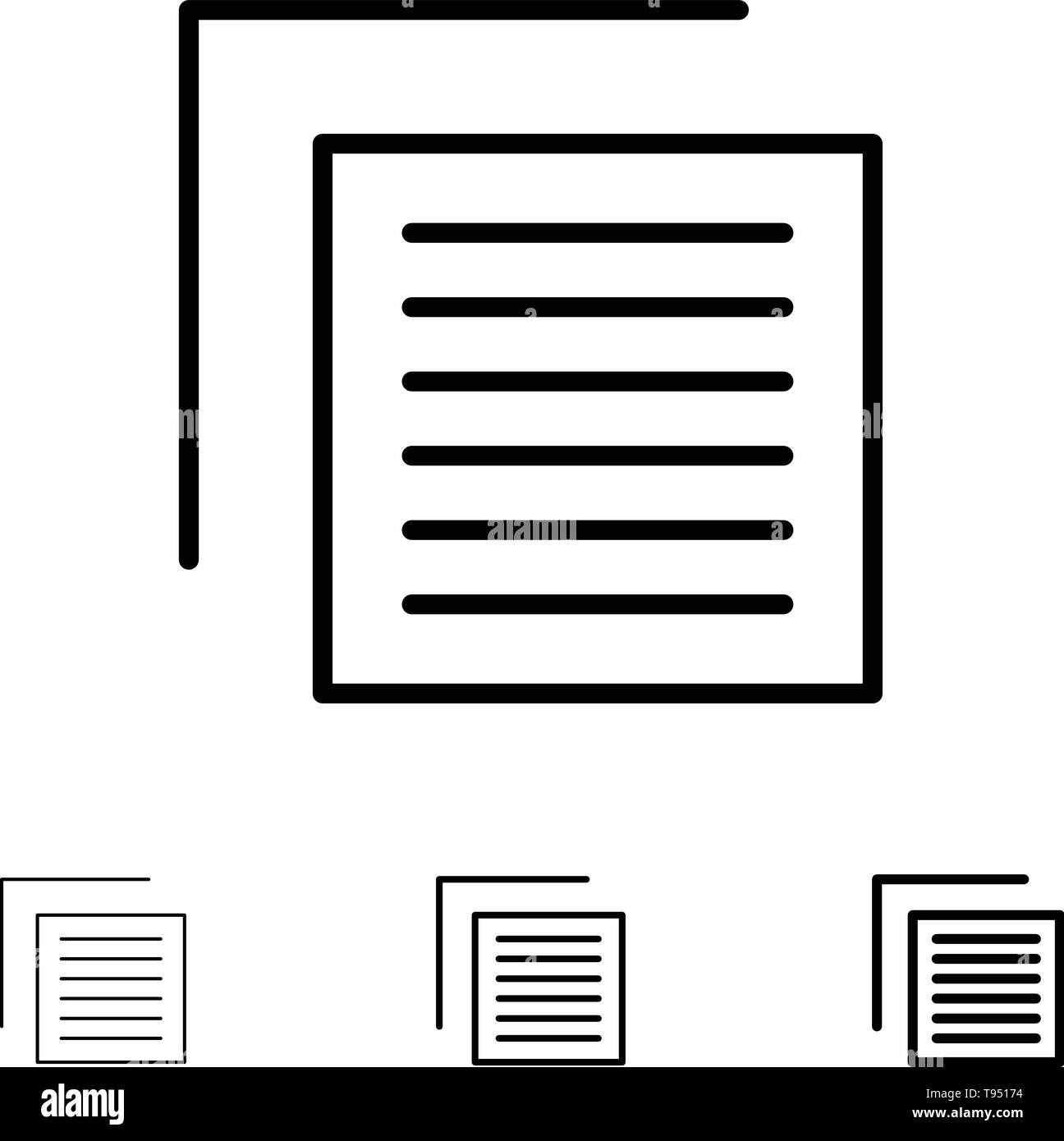 Set of mobile app icons black and white vector user Black and White Stock Photos & Images - Alamy