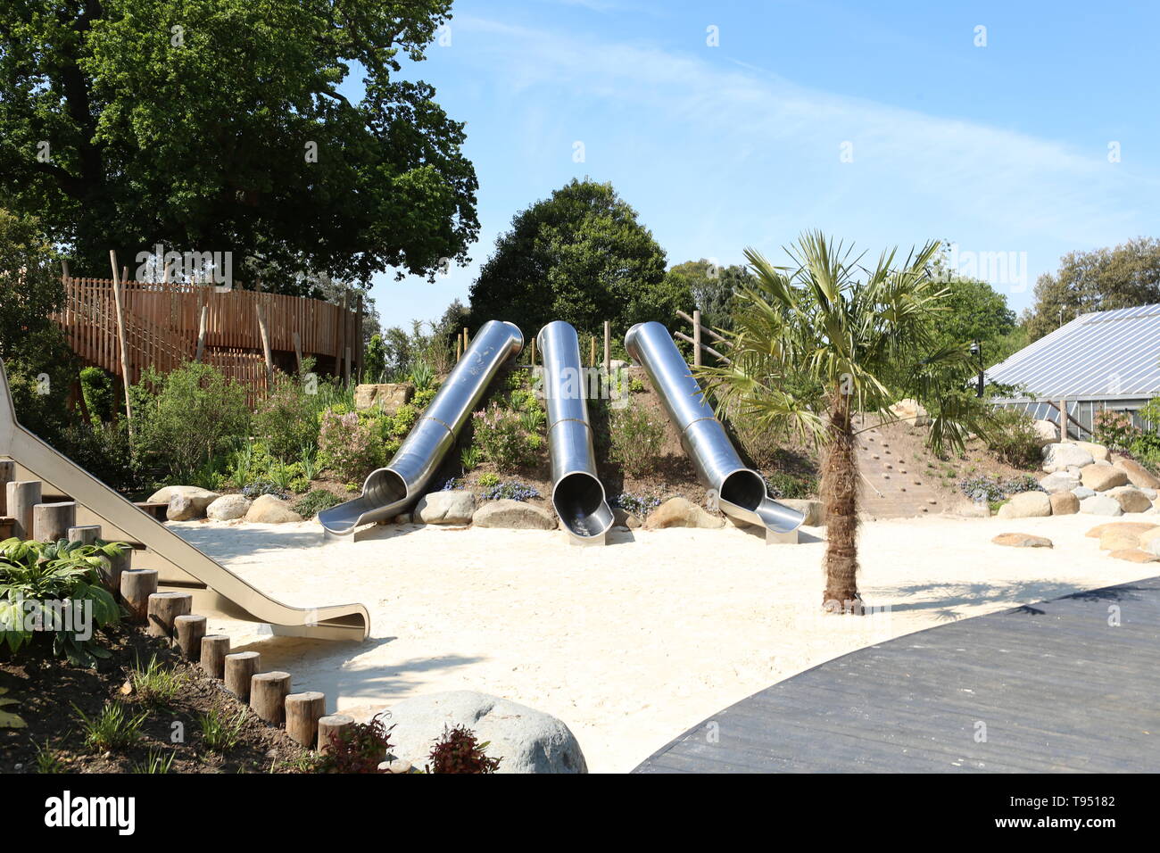 Children's Playground at Kew Gardens Stock Photo - Alamy