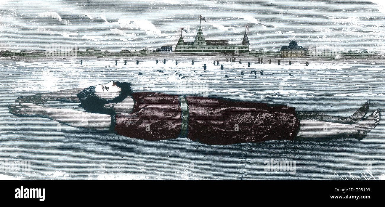 Floating on your back is a great way to get more comfortable in the ...