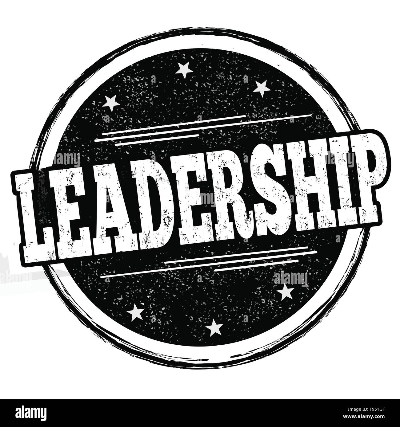 Leadership sign or stamp on white background, vector illustration Stock ...