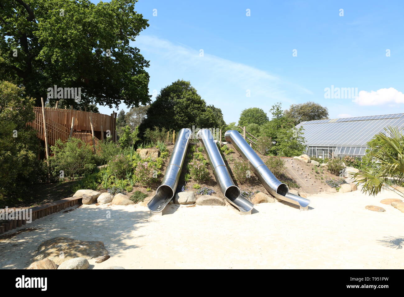Children's Playground at Kew Gardens Stock Photo - Alamy