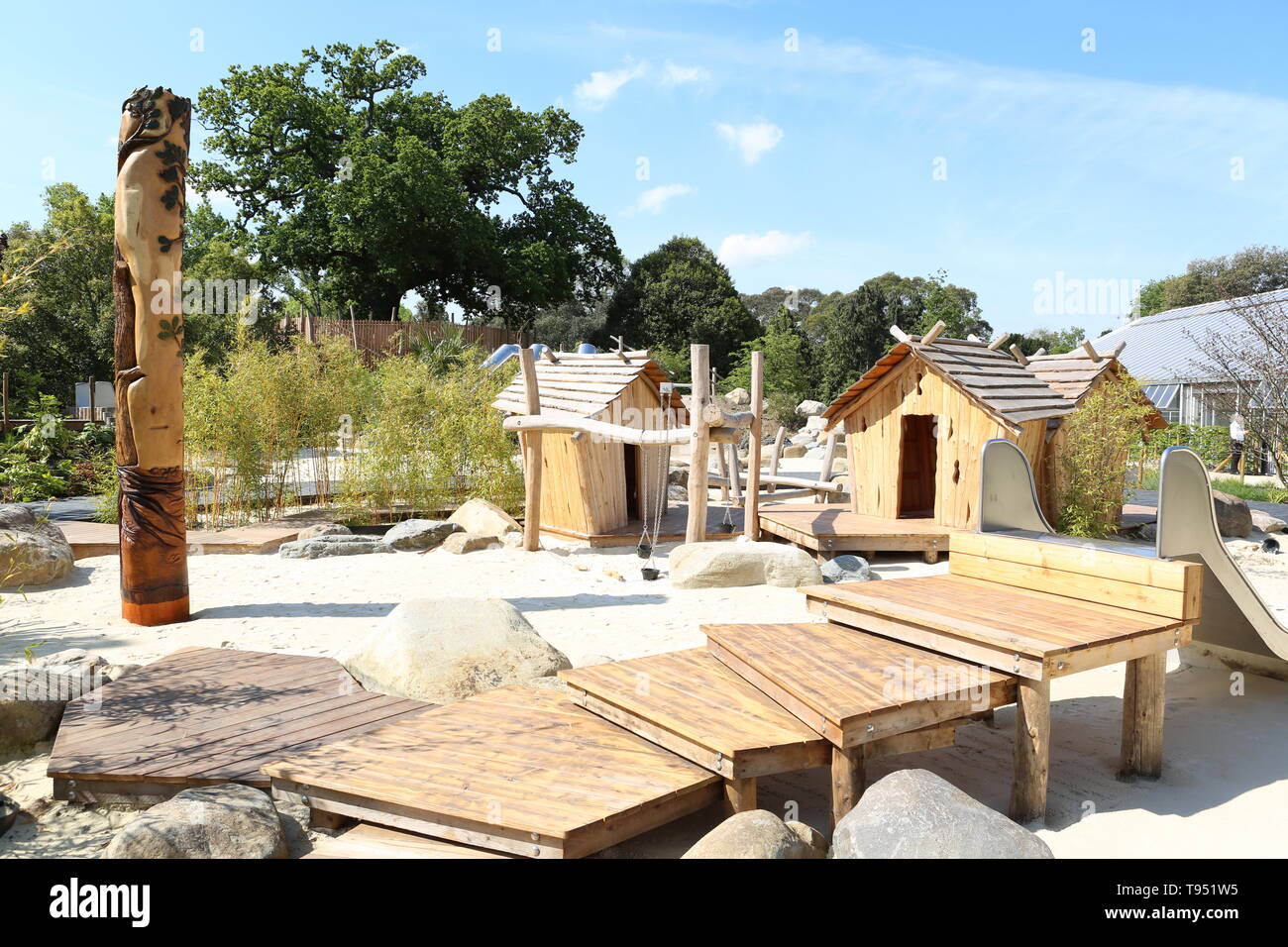 Children's Playground at Kew Gardens Stock Photo - Alamy