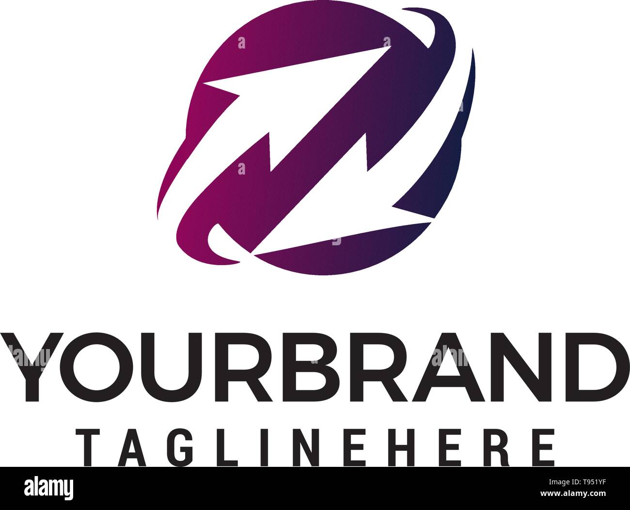 technology logo design concept template vector Stock Vector Image & Art ...