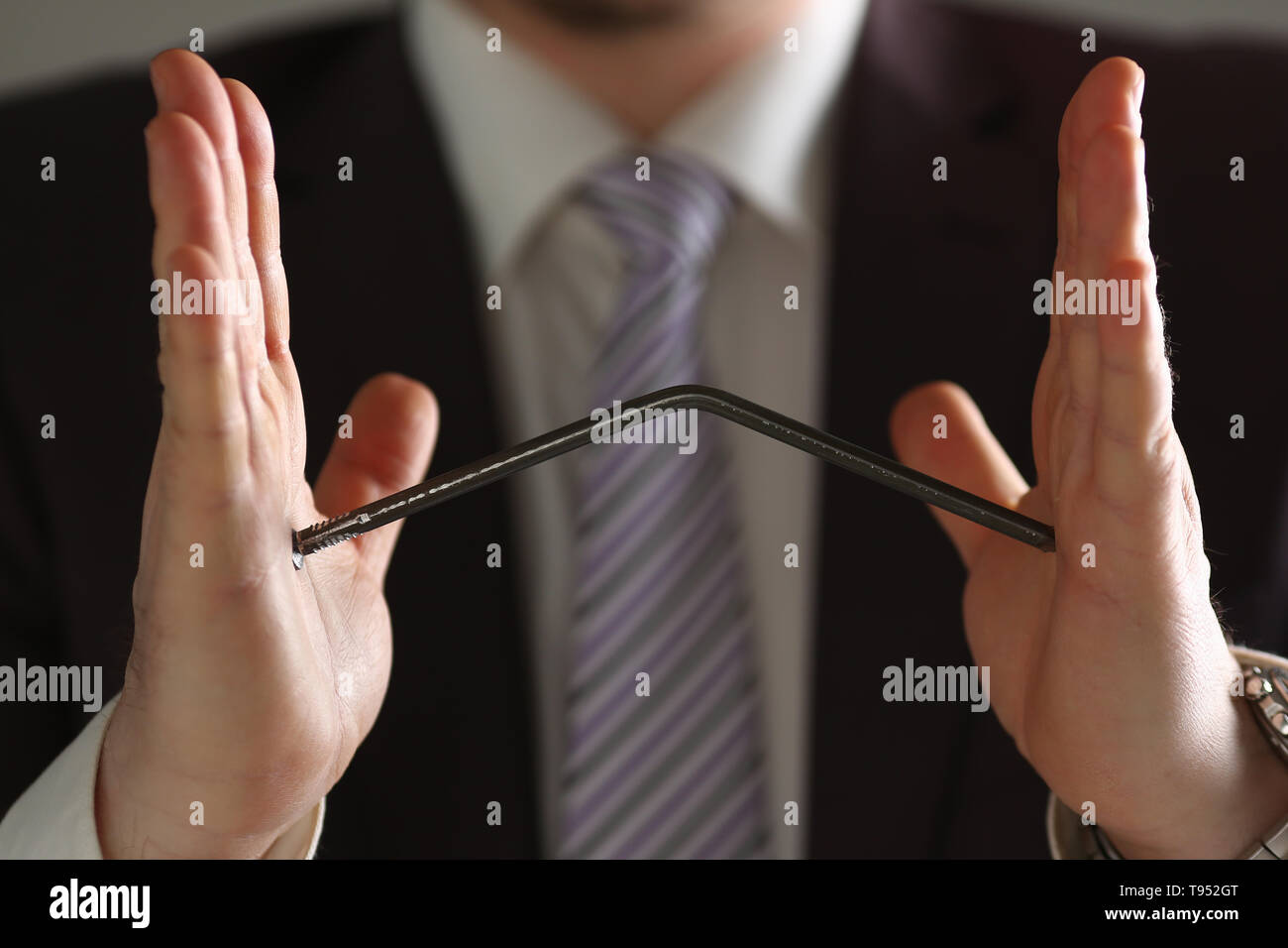 Superman hand gesture hi-res stock photography and images - Alamy