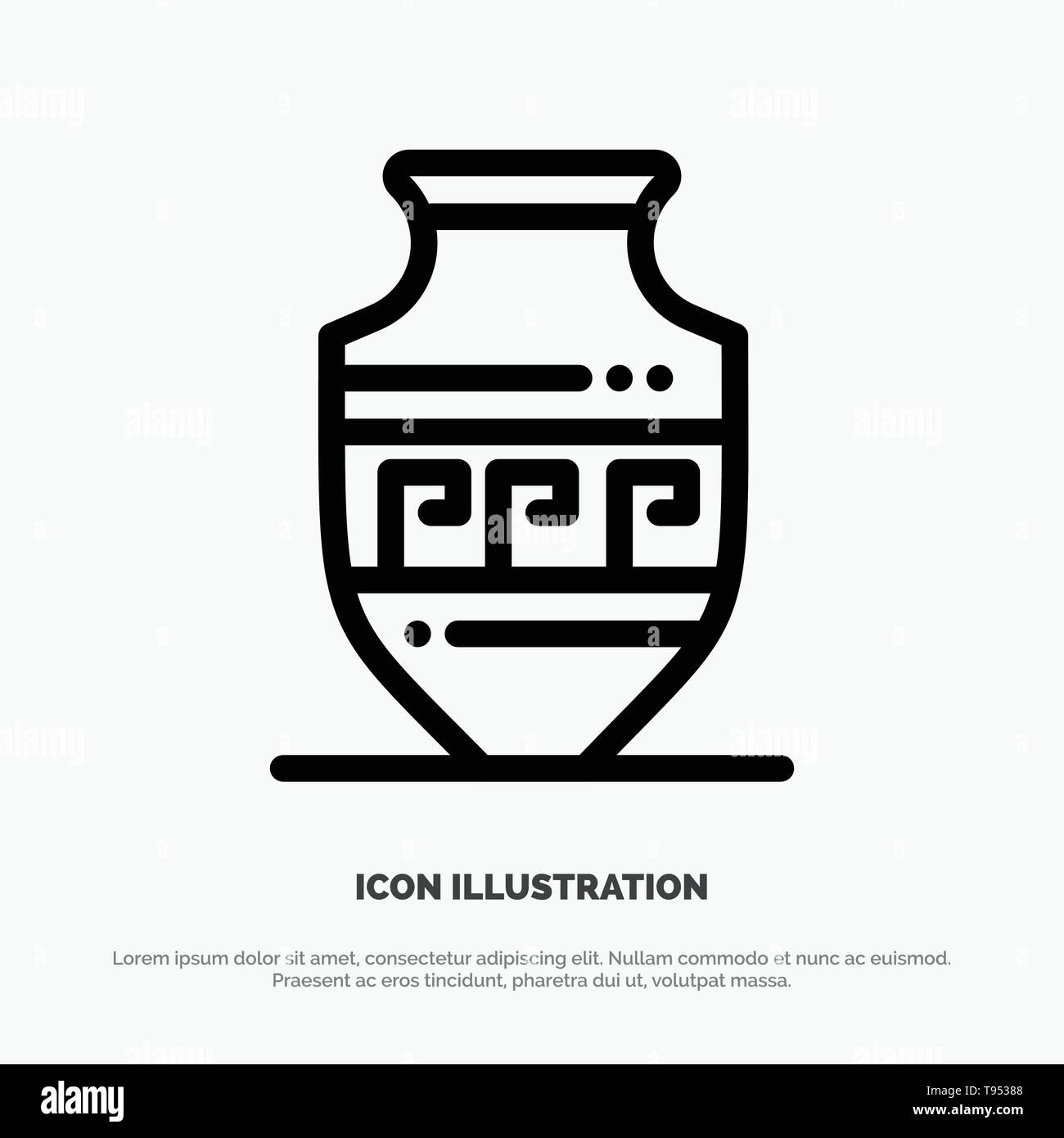 Ancient greek pottery museum culture Stock Vector Images - Alamy