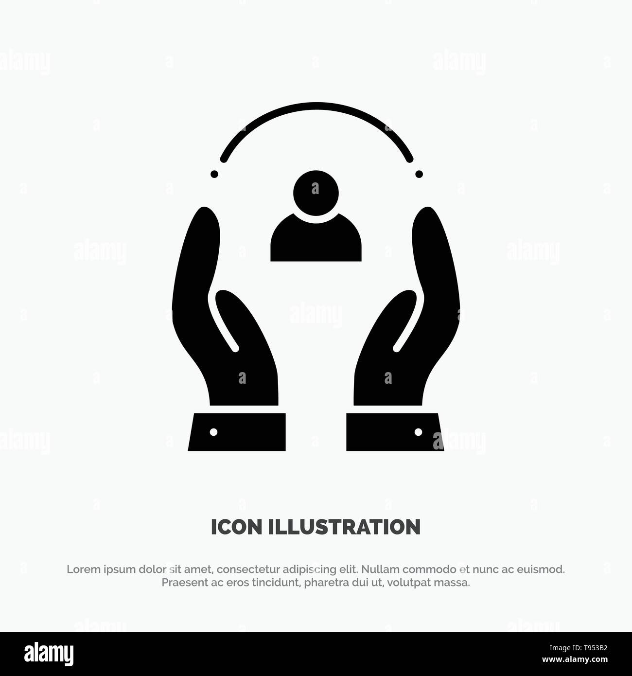 Caring hands medical illustration hi-res stock photography and images ...