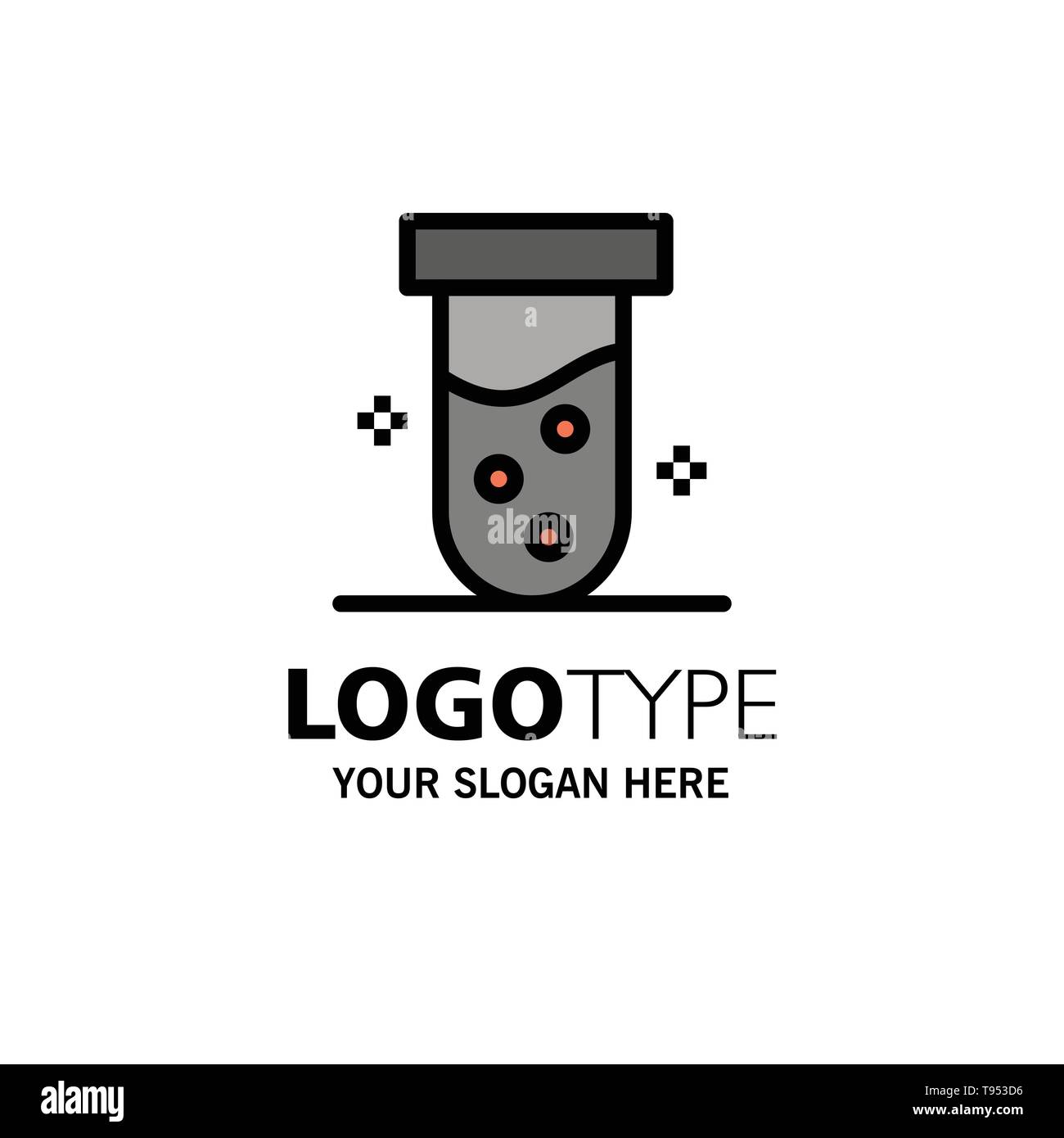 Test tube logo hi-res stock photography and images - Alamy