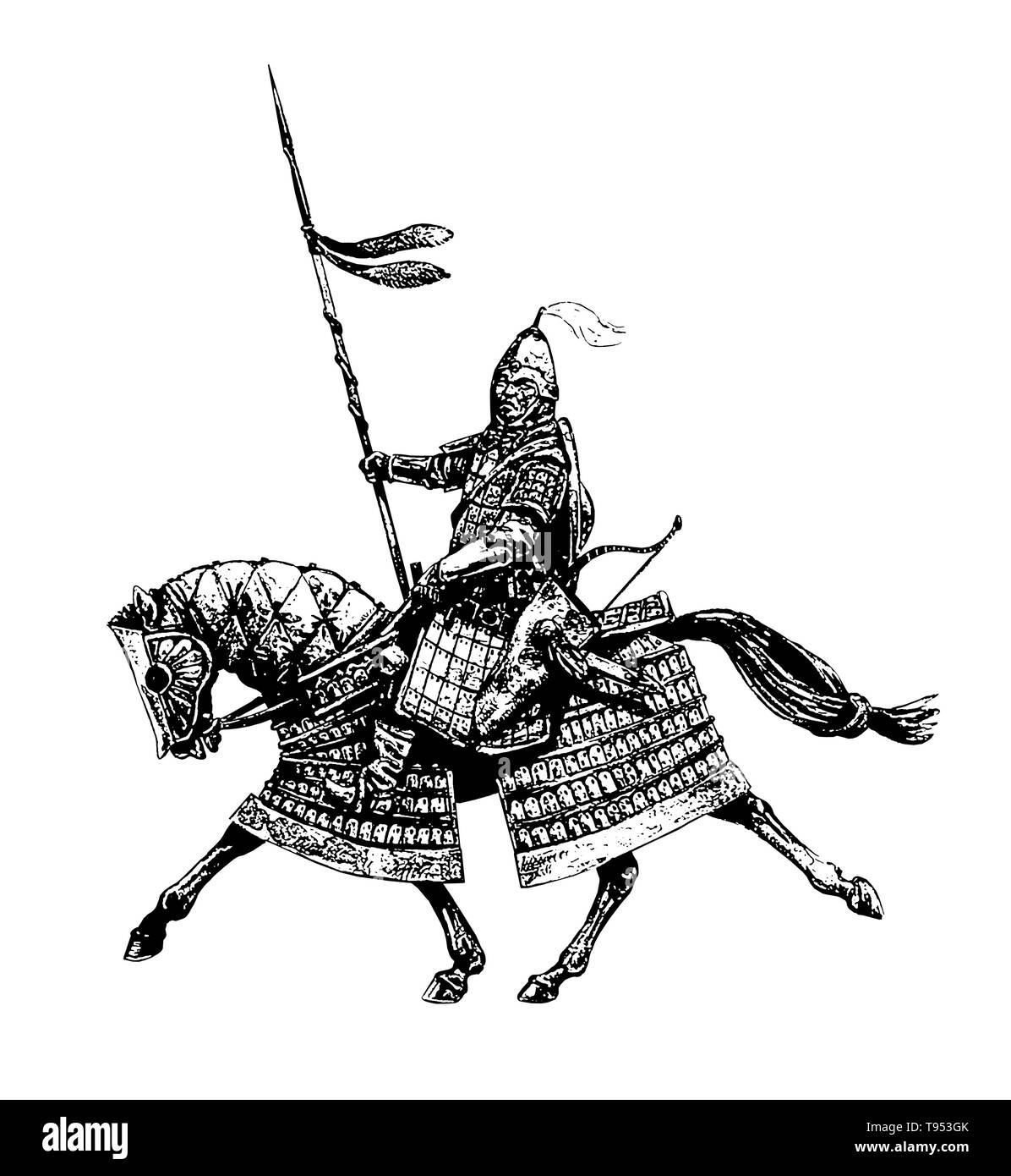 Mongol art Black and White Stock Photos & Images - Alamy