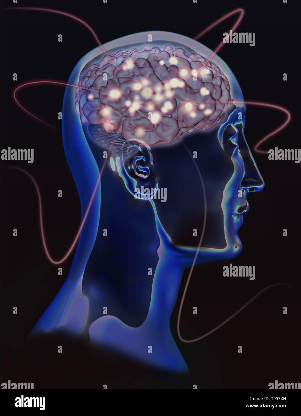 Human brain activity hi-res stock photography and images - Alamy