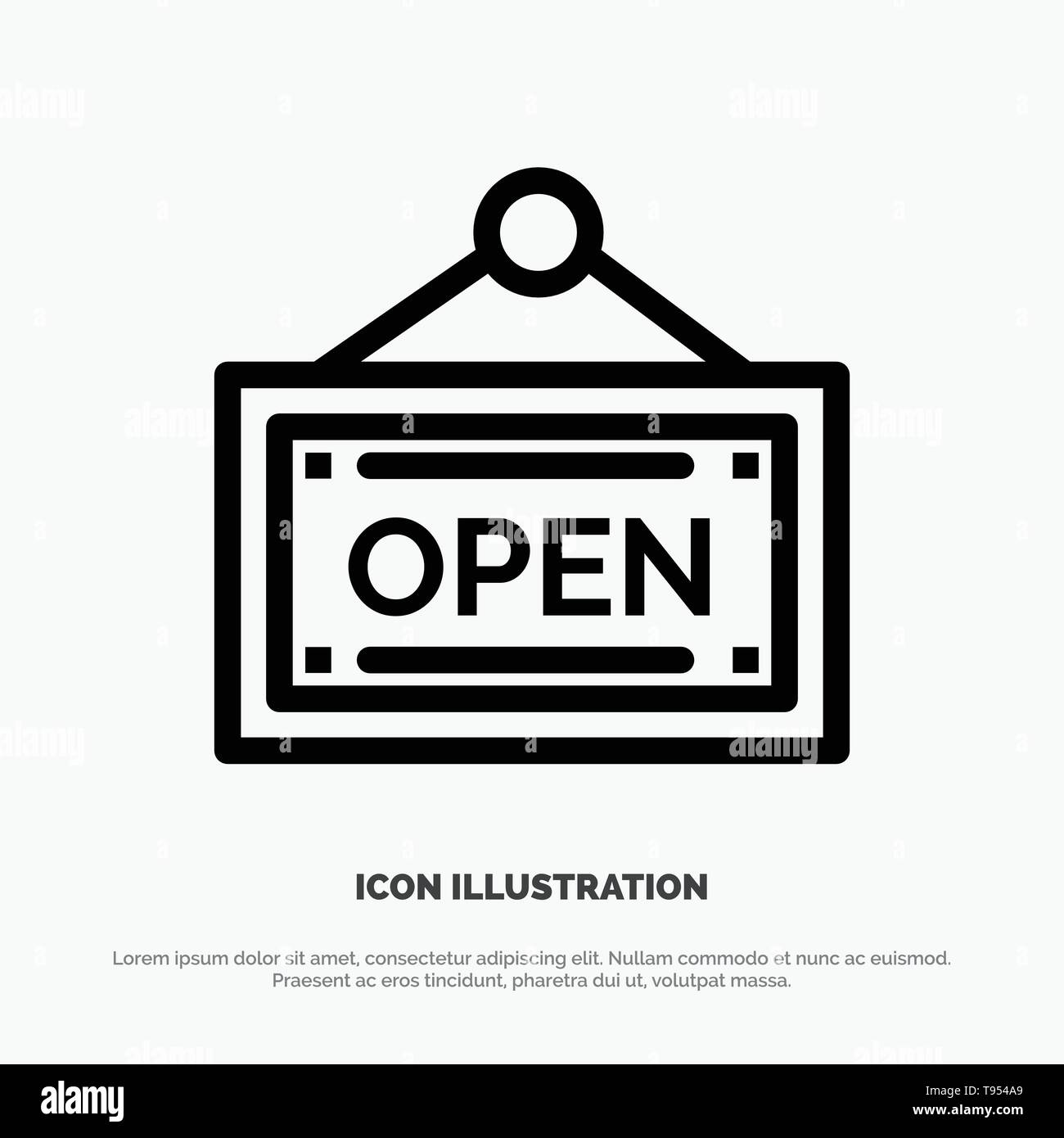 Open line work Stock Vector Images - Alamy