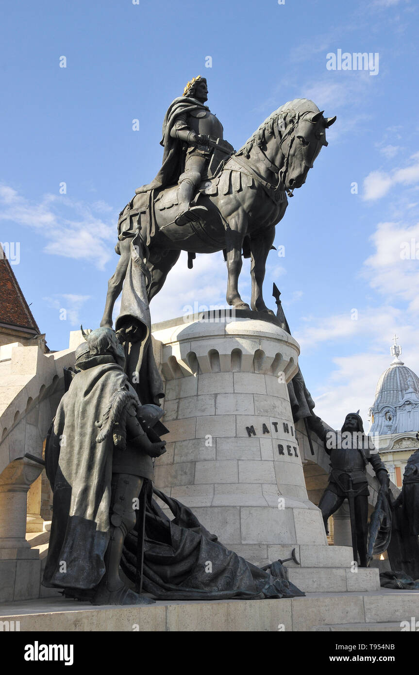 Statue of King Matthias of Hungary, Cluj-Napoca, Kolozsvár, Klausenburg ...