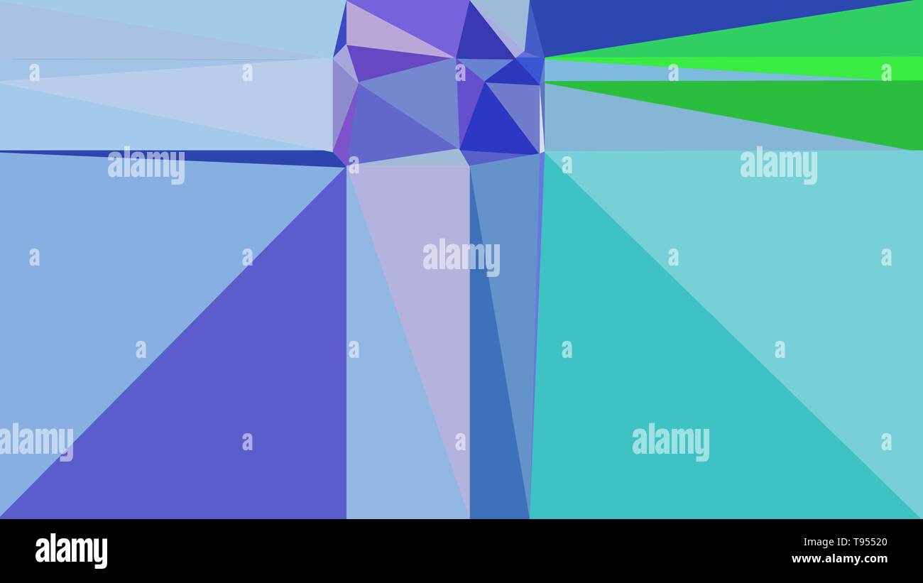 geometric sky blue, lime green and slate blue color background. for ...