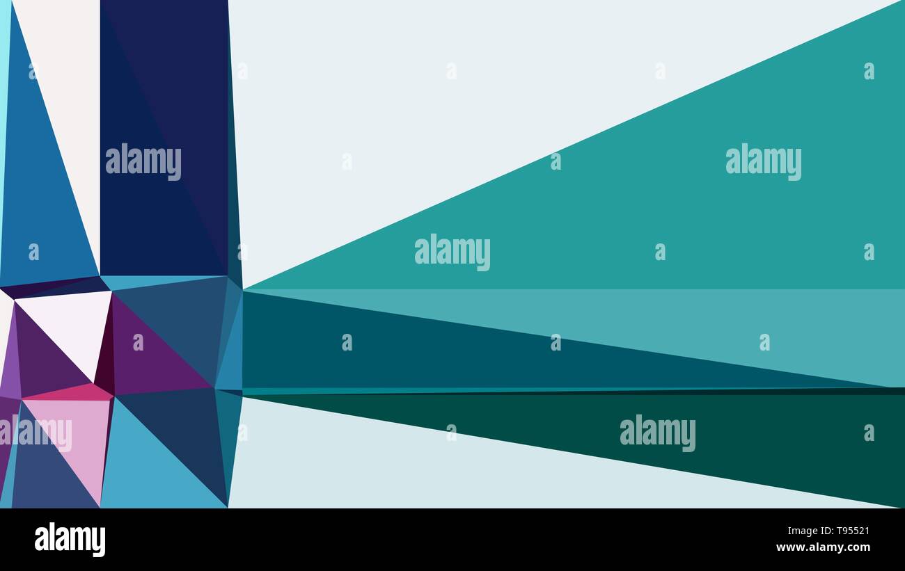 geometric triangles style in teal blue, lavender and very dark blue ...