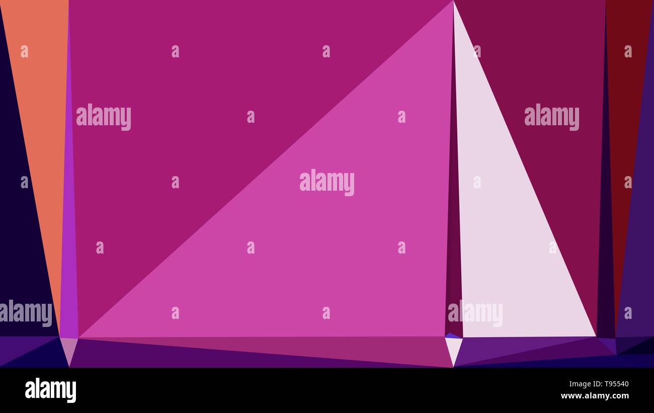 minimalistic triangle geometric background with moderate pink, medium ...