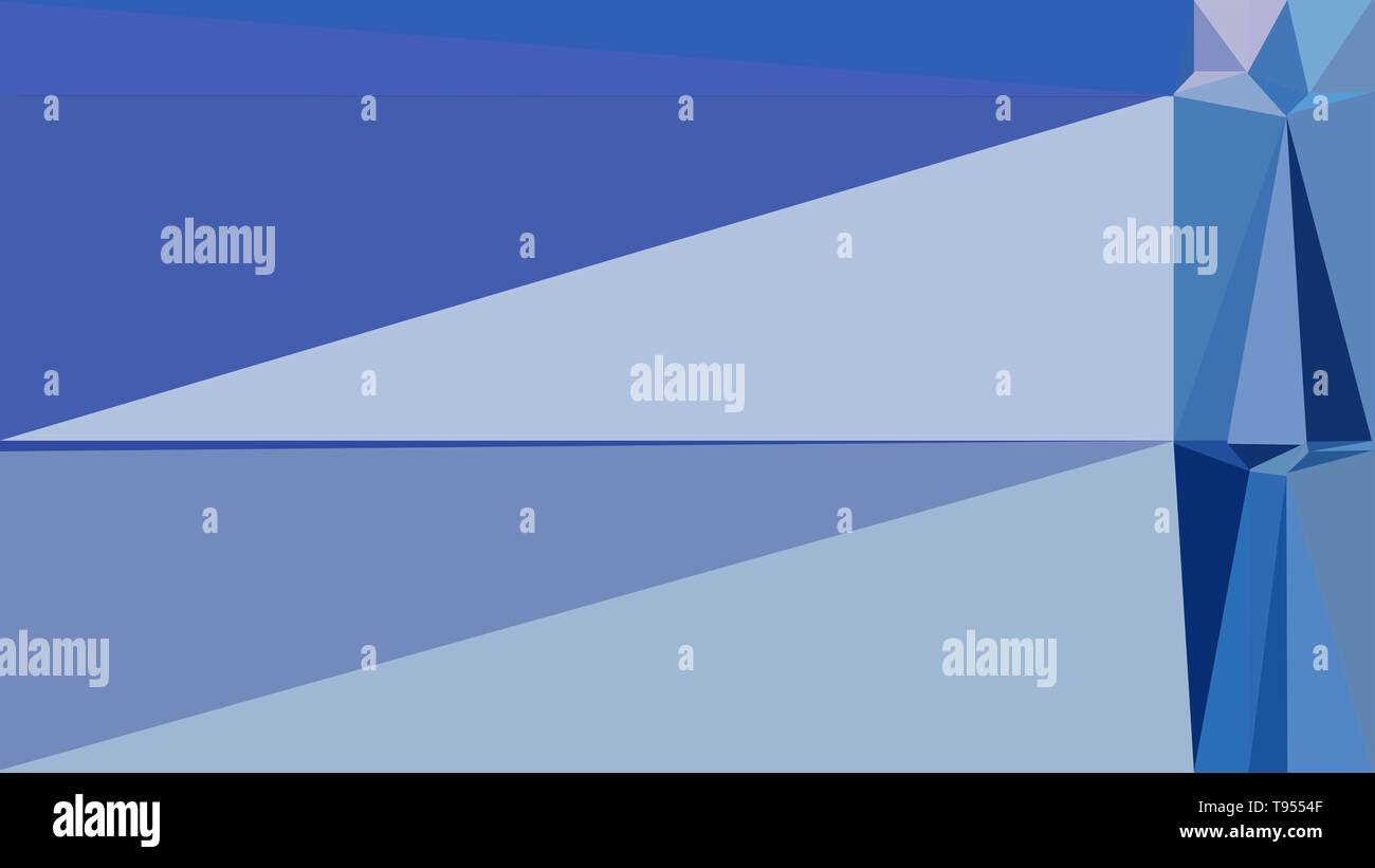 abstract geometric background with steel blue, strong blue and light ...