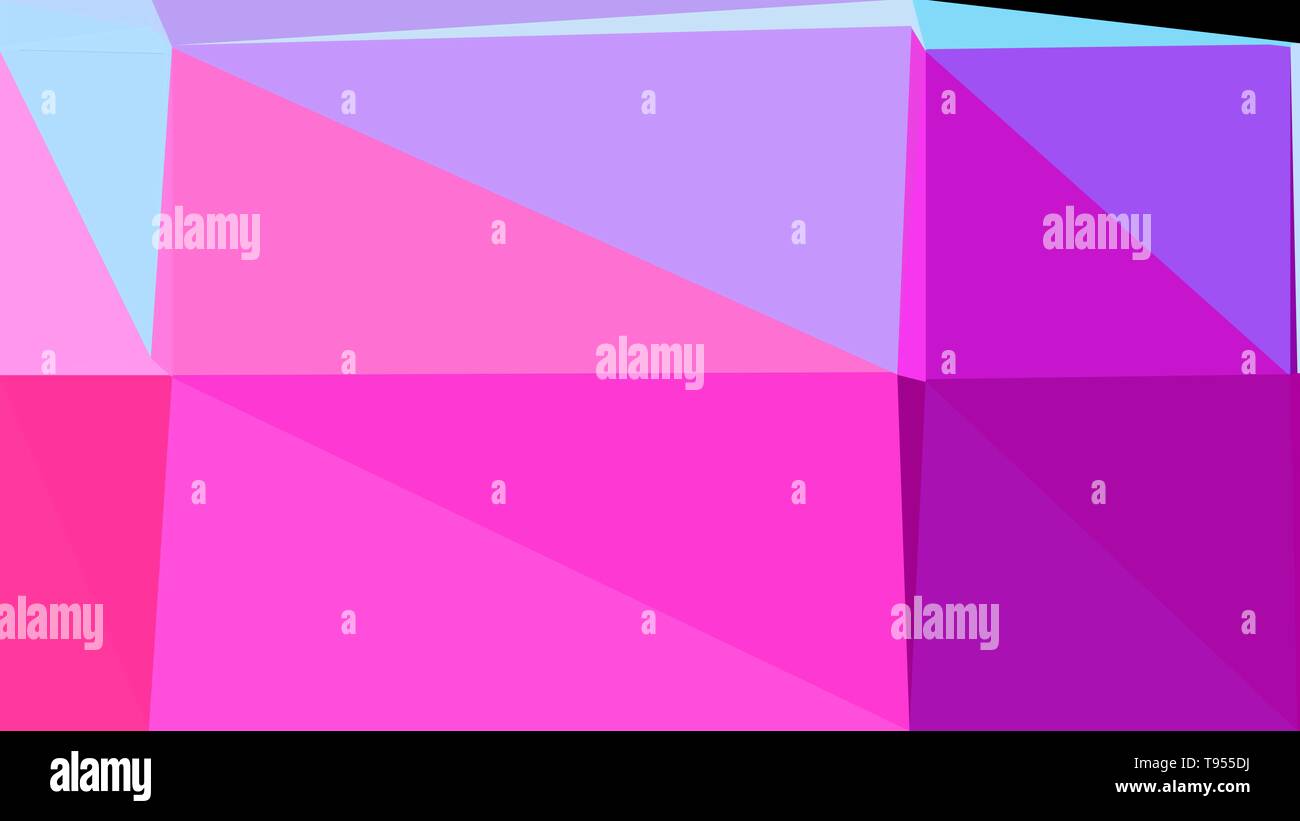 neon fuchsia, dark orchid and plum color geometric triangle background ...