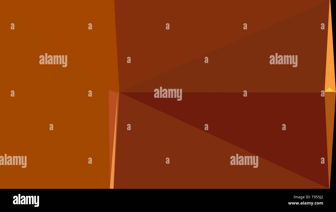 geometric saddle brown, pastel orange and black color background. for ...