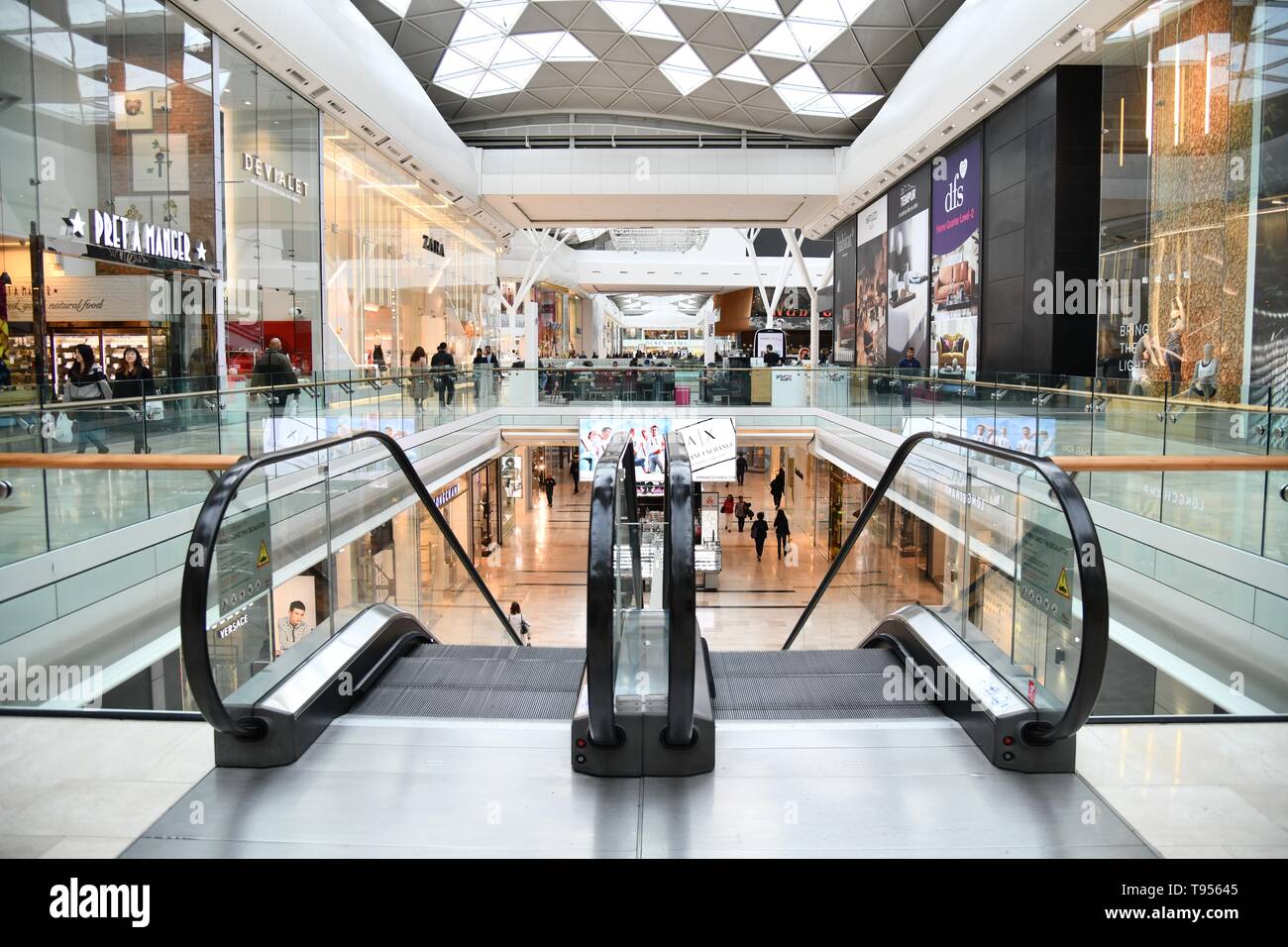 Westfield, London shopping centre Stock Photo - Alamy