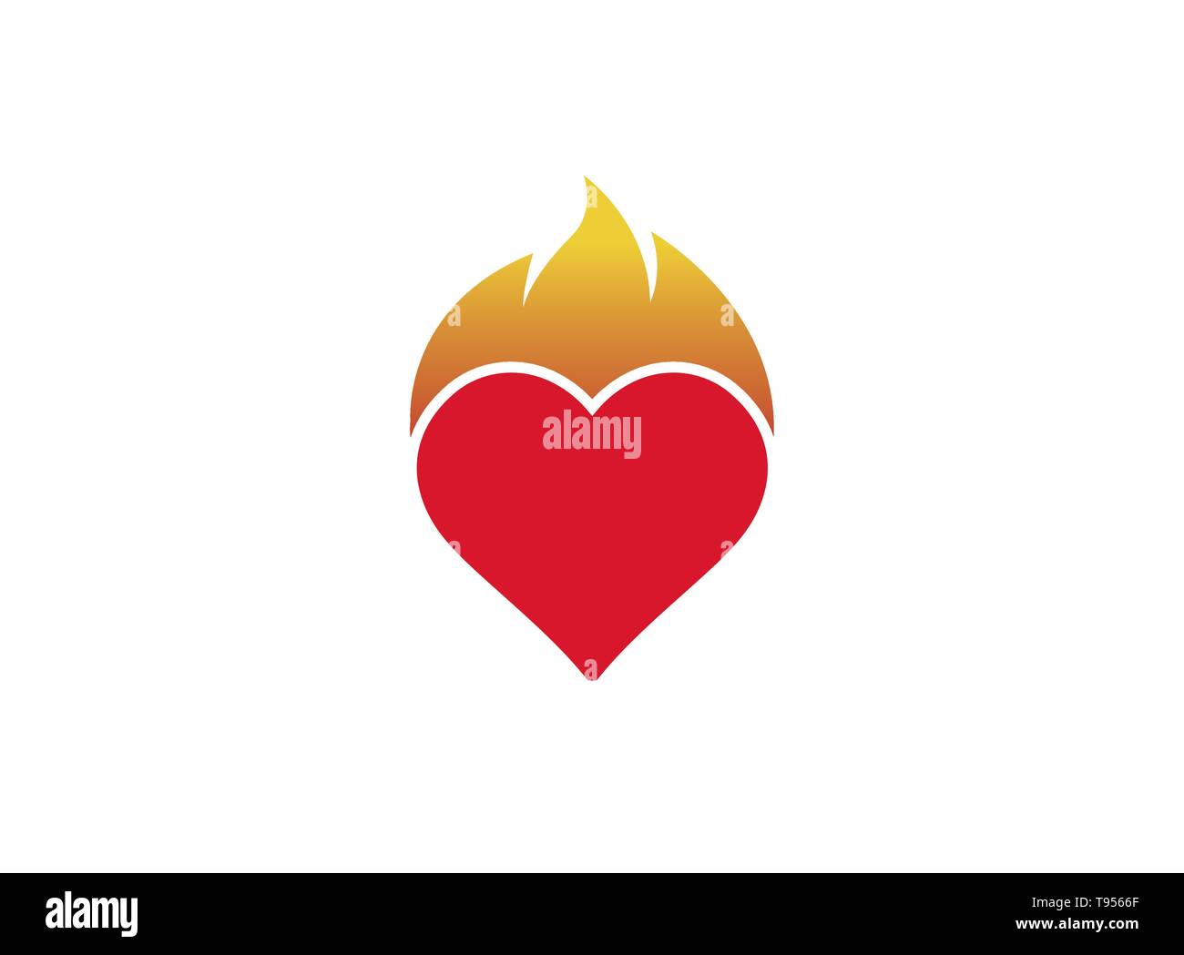 Simple broken heart icon Cut Out Stock Images & Pictures - Alamy