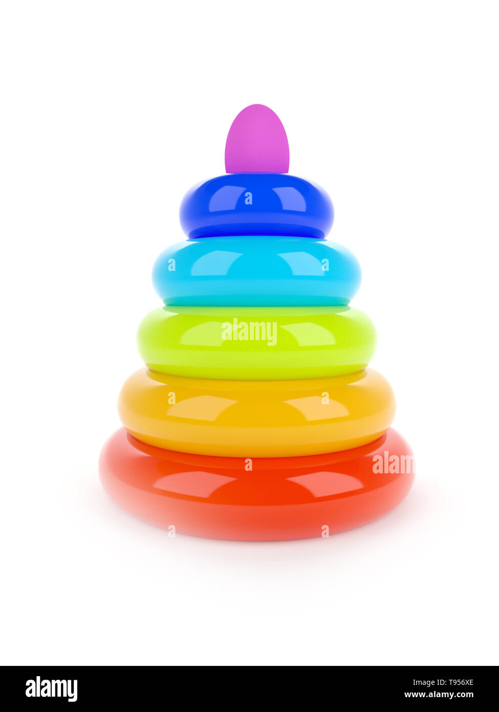 toy children's pyramid for the development of intelligence and motility ...