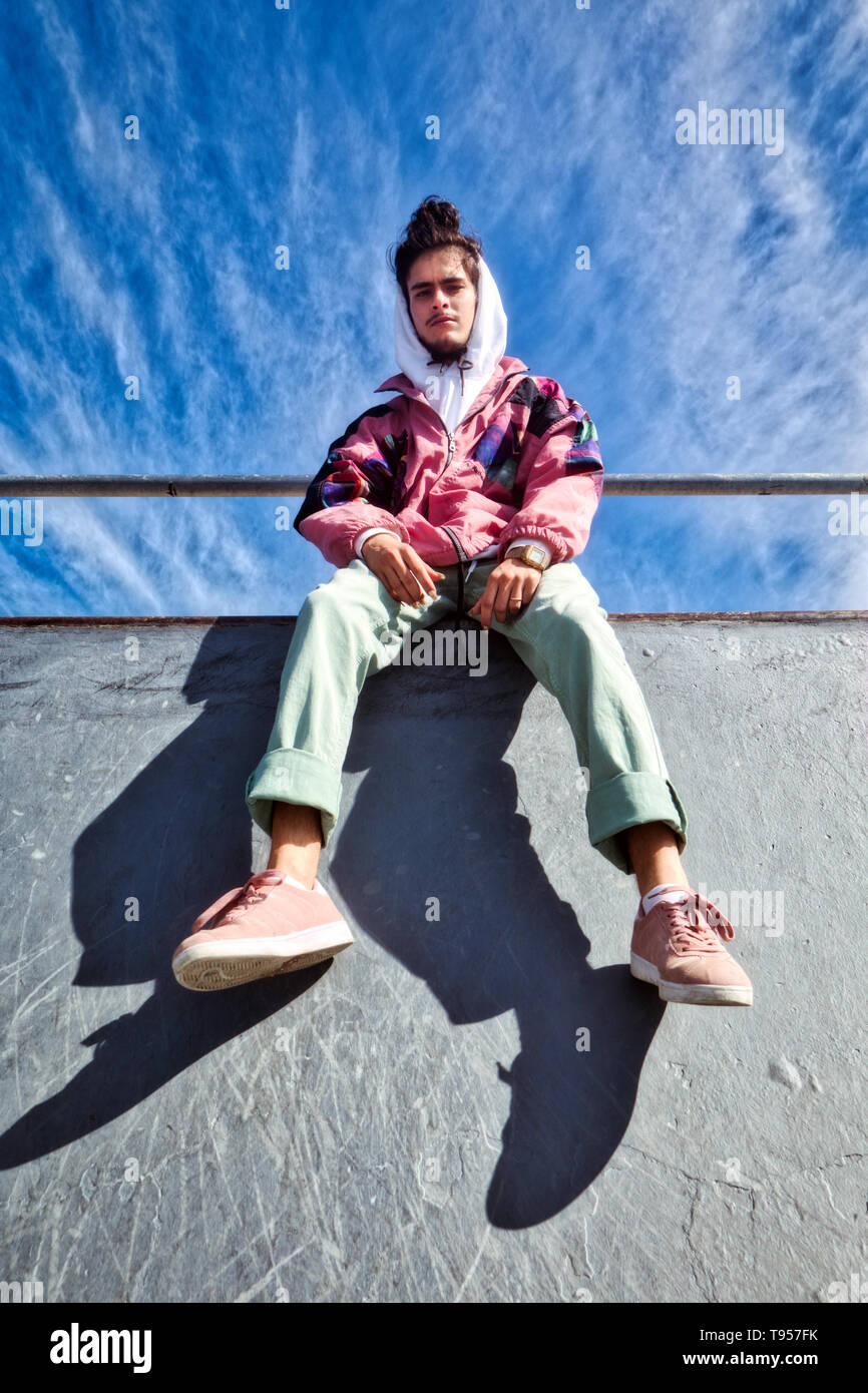 Portrait of an attractive modern young man Stock Photo - Alamy