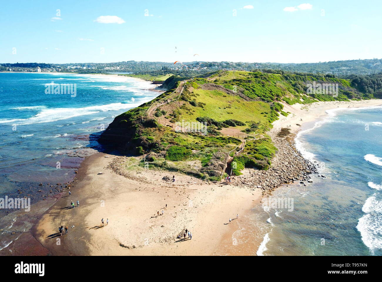 Long Reef Headland (Sydney NSW Australia) is an iconic headland was ...