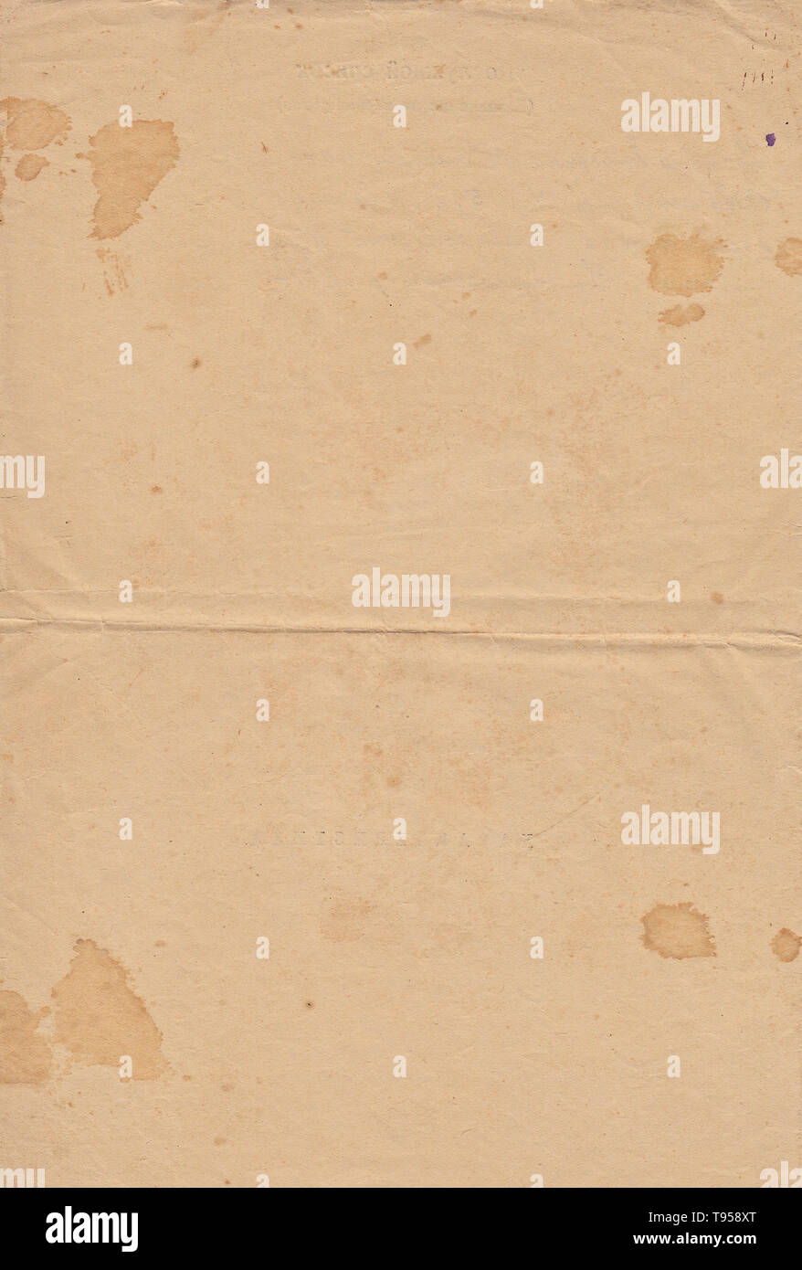 Texture old paper with traces of scuffs and stains Stock Photo - Alamy