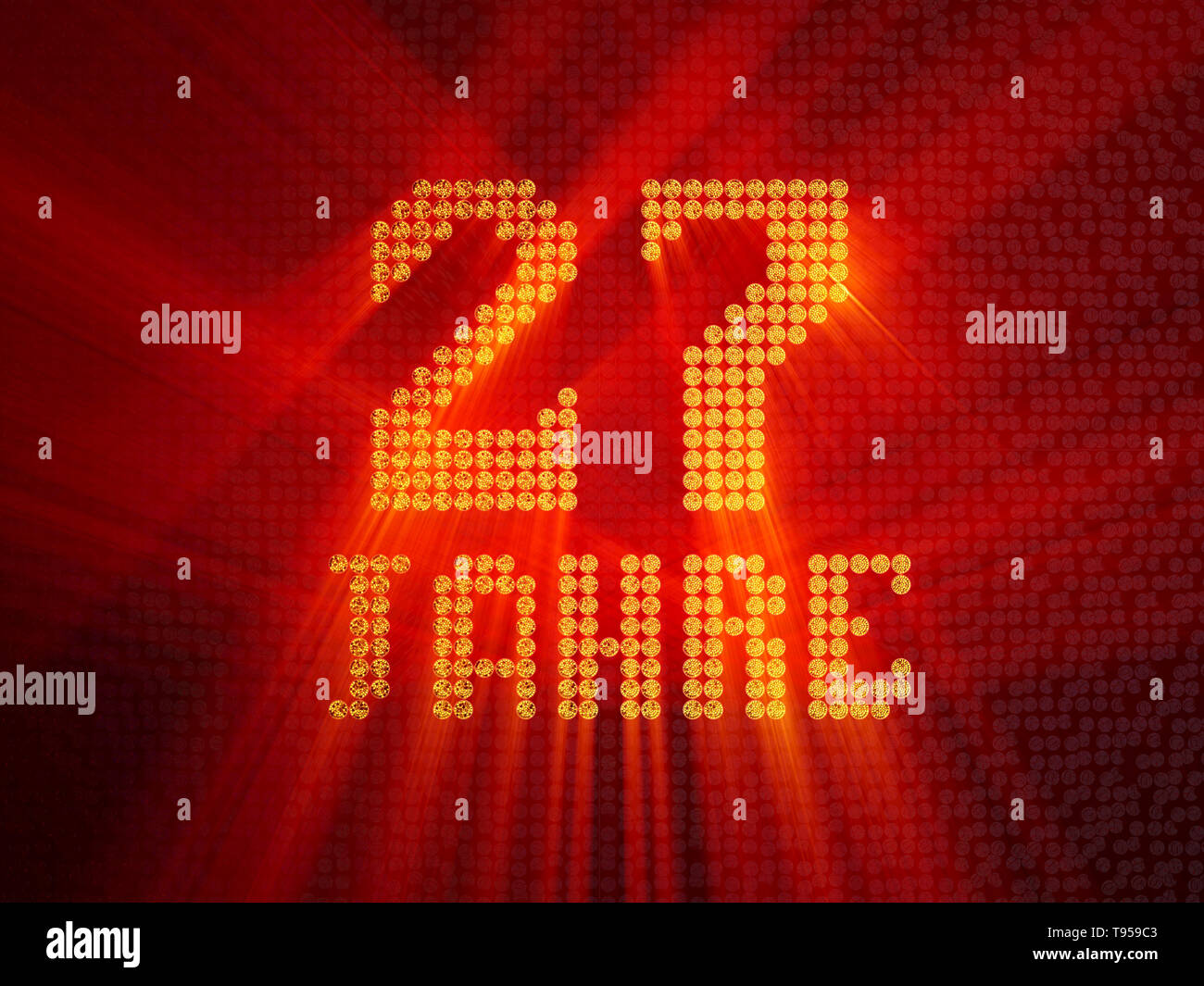 German golden number twenty-seven years (number 27 years) dotted font ...