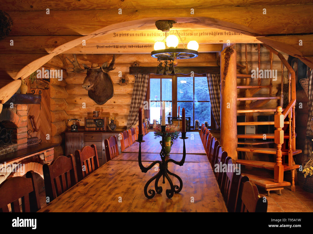 Interior traditional latvian house hi-res stock photography and images ...