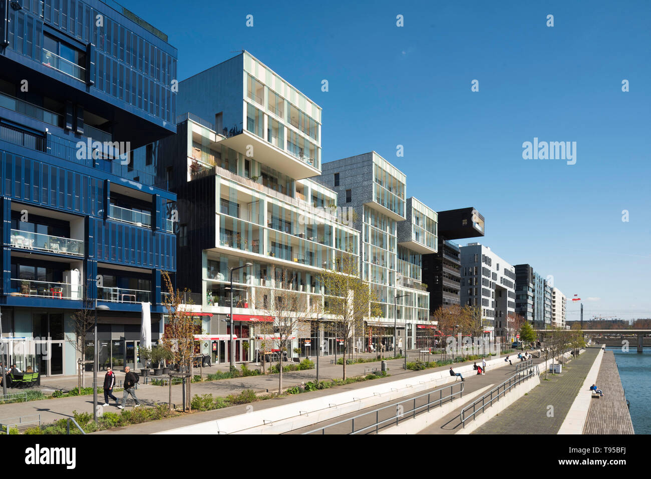 Lyon confluence harbor hi-res stock photography and images - Alamy