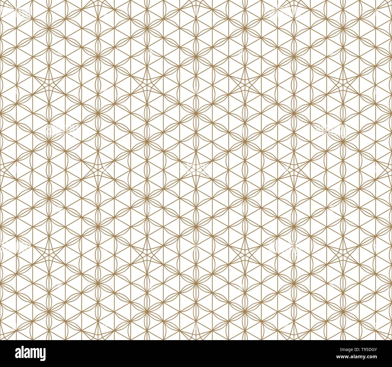 Seamless pattern japanese shoji kumiko.For template,fabric,textile ...