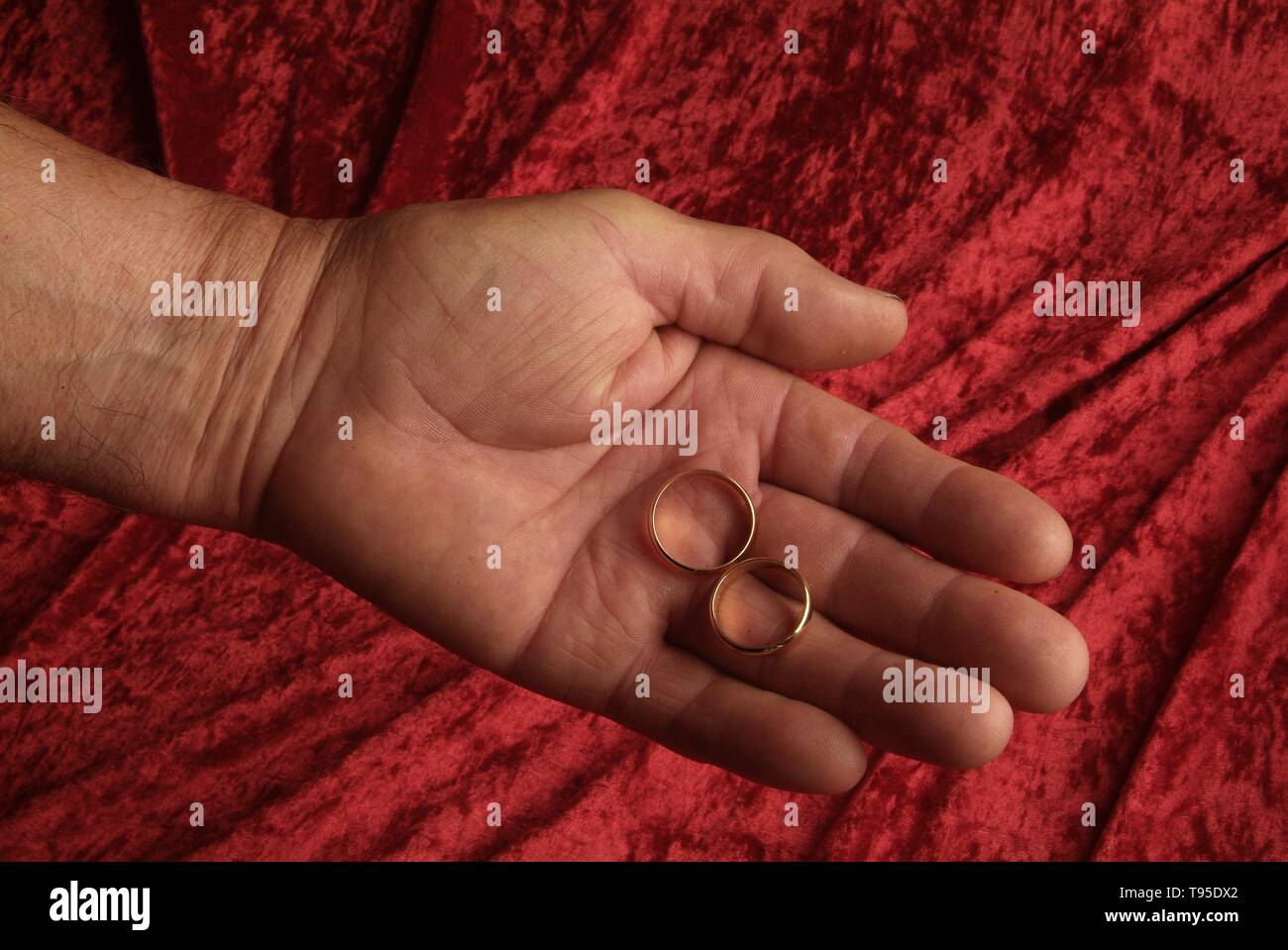 Isolated hands pointing ring hi-res stock photography and images - Alamy