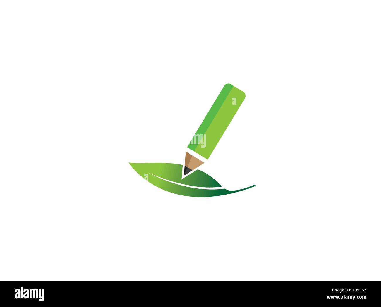 Eco pen Stock Vector Images - Alamy