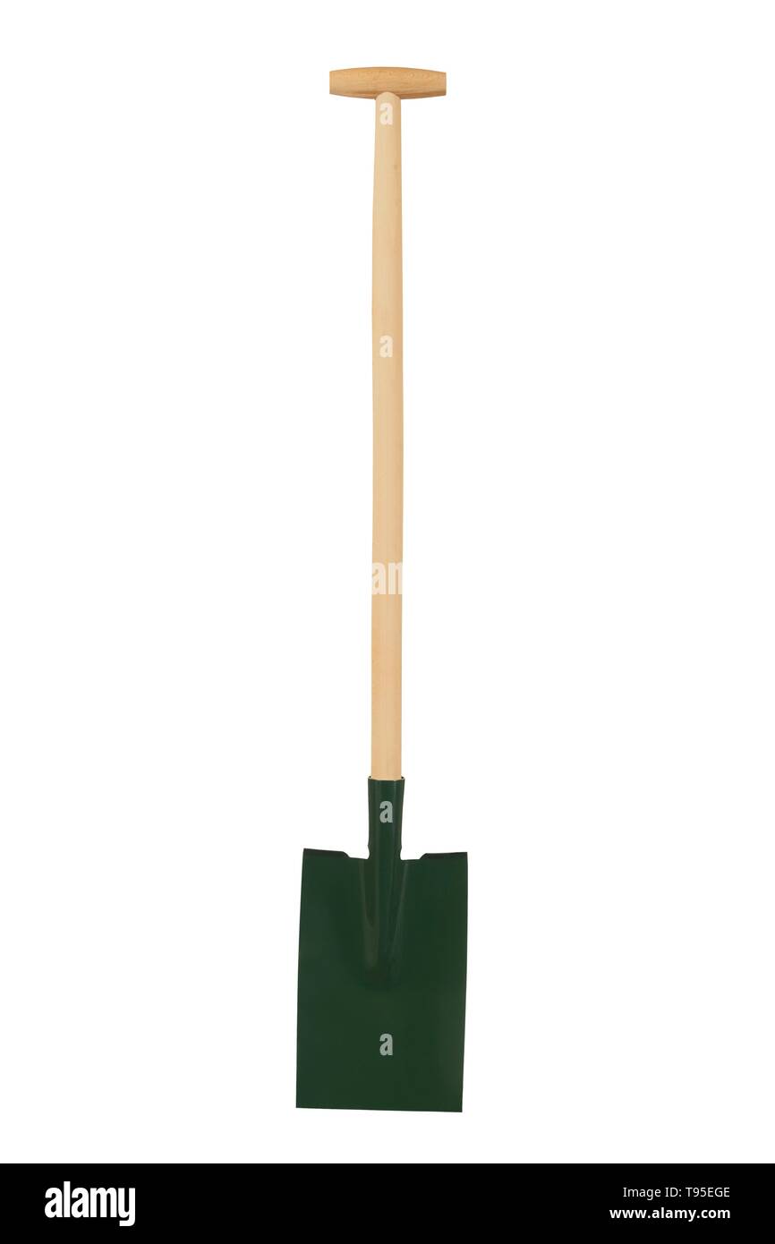 Garden spade isolated on white background Stock Photo - Alamy