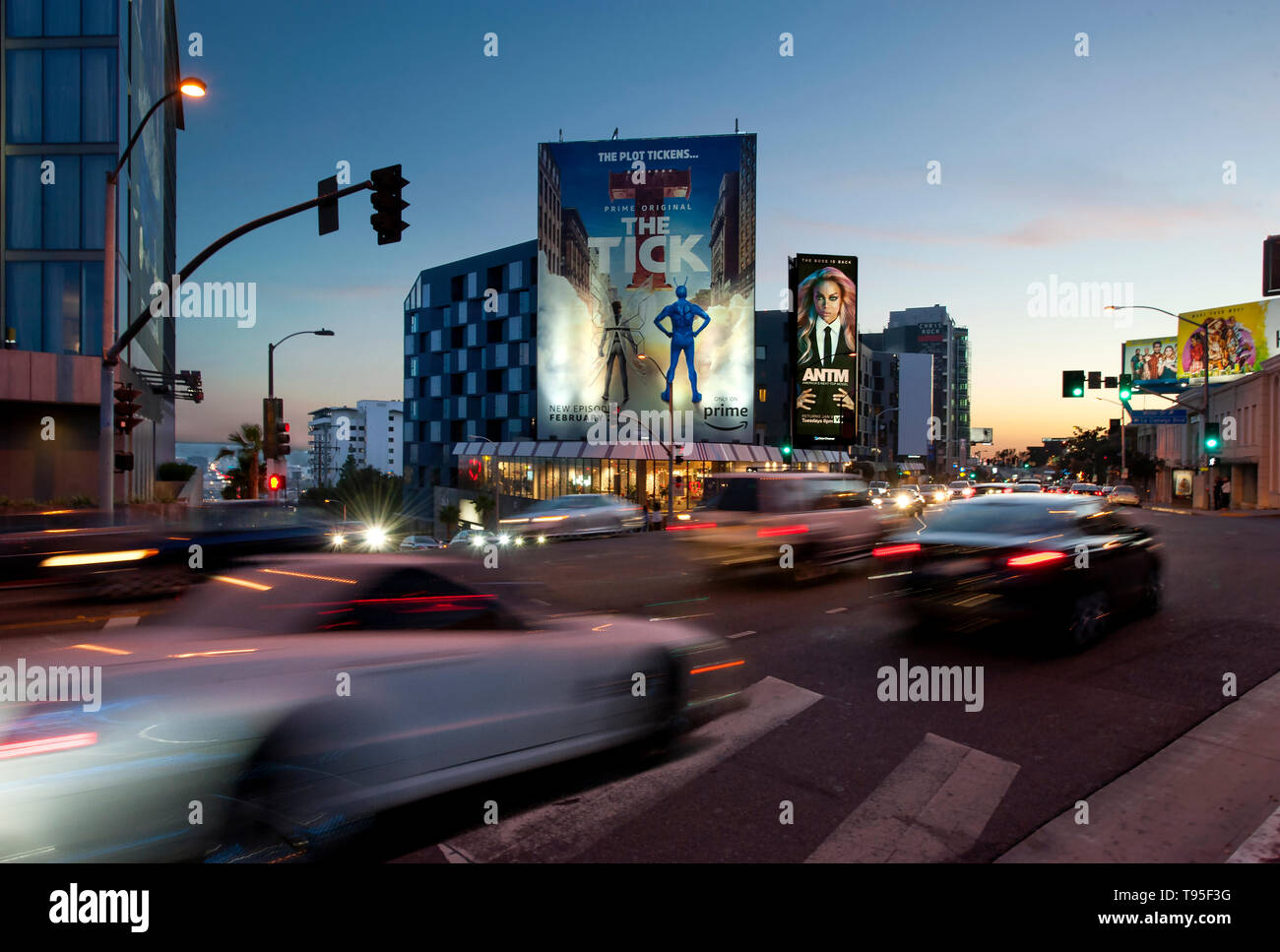 Sunset Strip at night 2018 Stock Photo - Alamy