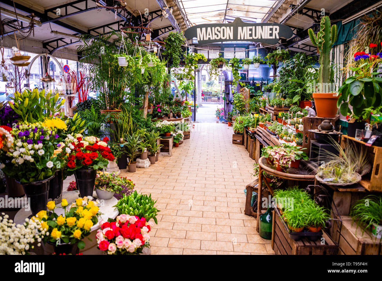 Queen paris flower market hi-res stock photography and images - Alamy