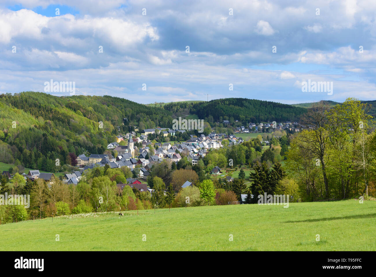 View to altenberg in erzgebirge hi-res stock photography and images - Alamy