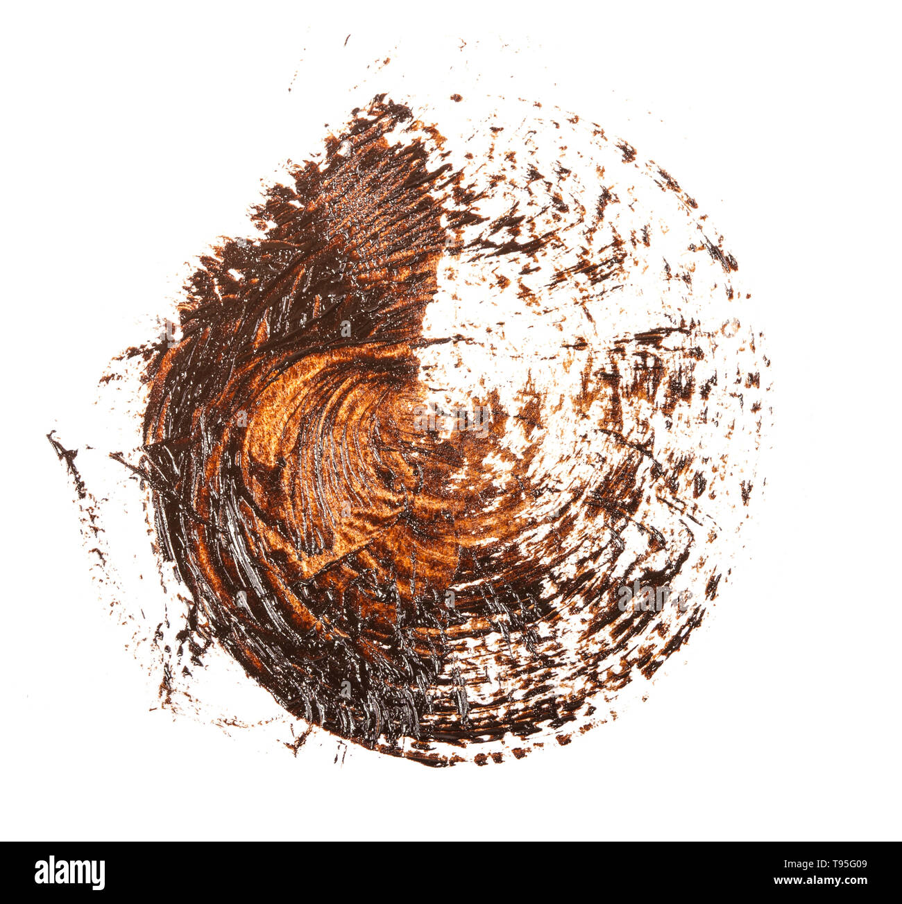 Brown ink brush Cut Out Stock Images & Pictures - Alamy