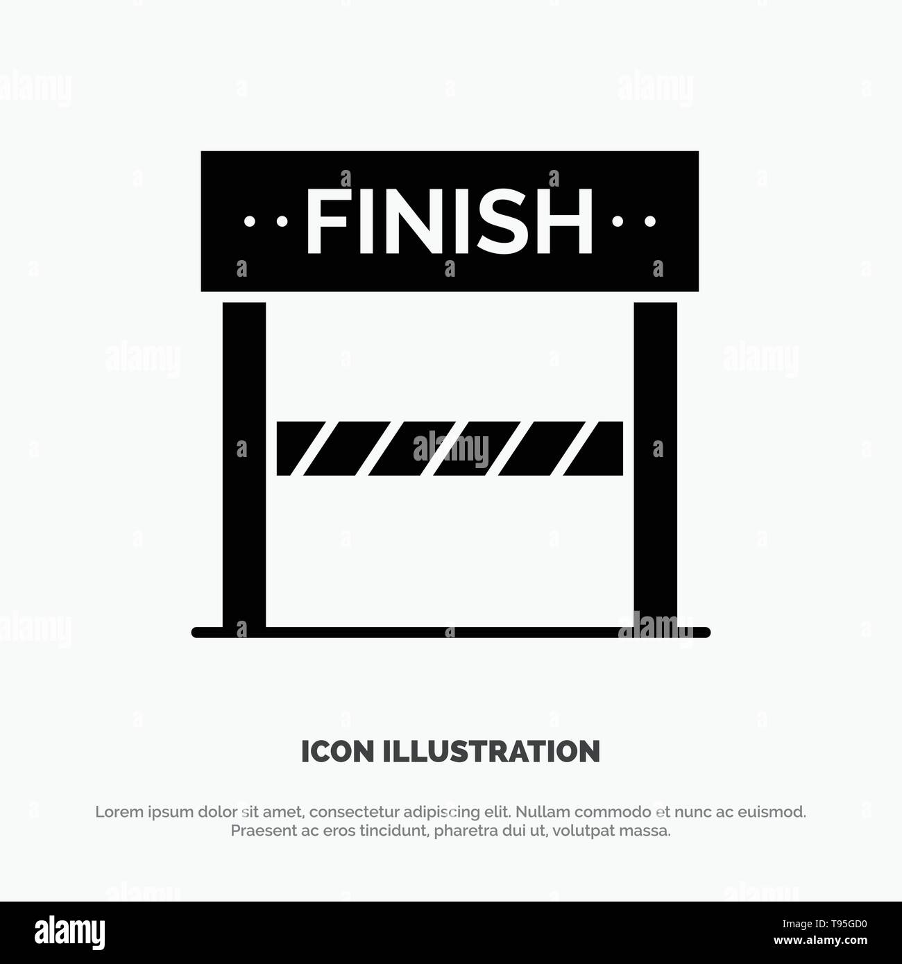 Tournament finish Stock Vector Images - Alamy