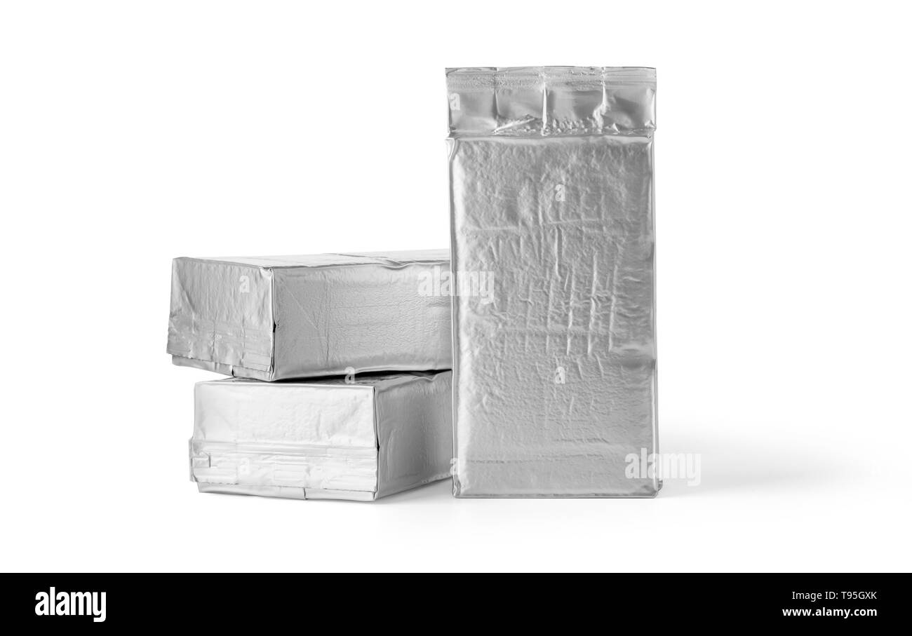 Snack package Packing for the isolation of the product on a white ...