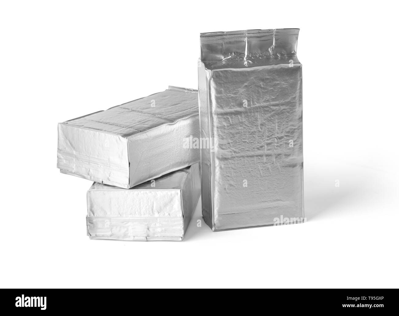 Snack package Packing for the isolation of the product on a white ...