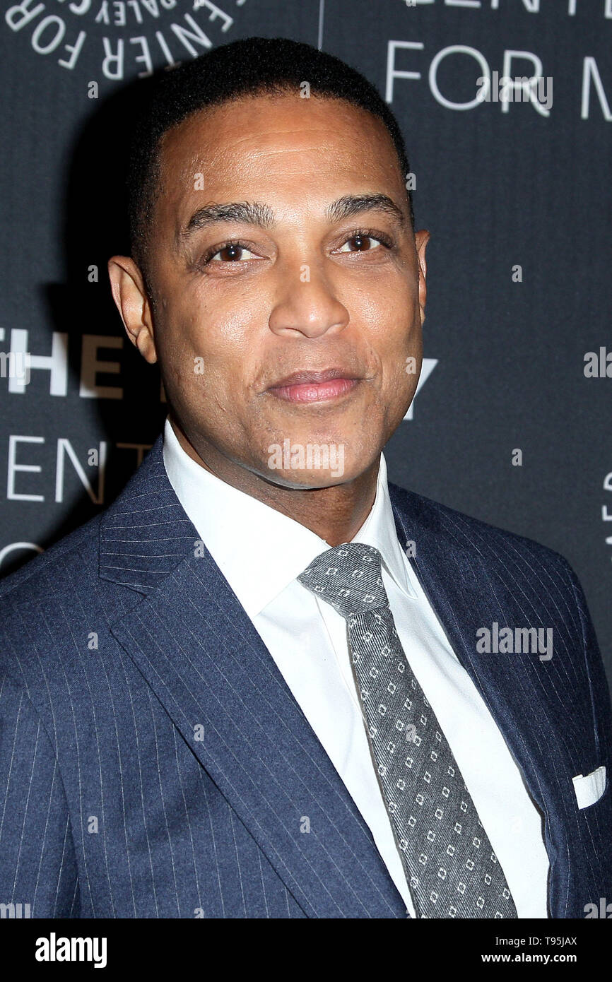 New York, USA. 15 May, 2019. Don Lemon at the Paley Honors: A Gala ...