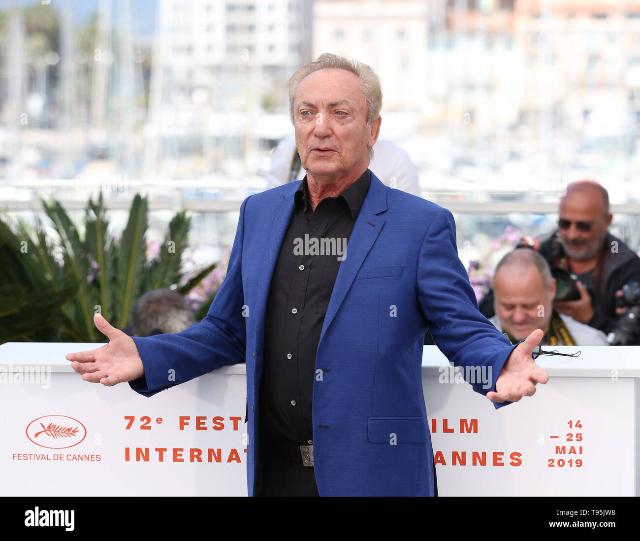 Cannes, France. 16th May, 2019. German actor Udo Kier poses during a ...