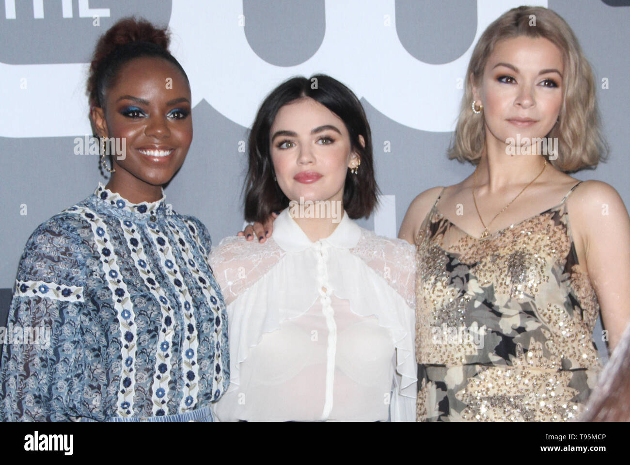 New York, USA. 16th May 2019. Ashleigh Murray, Lucy Hale, Julia Chan ...