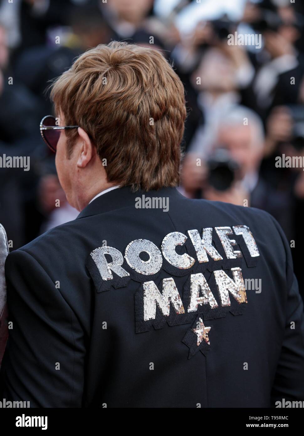 Cannes, France. 16th May, 2019. 72nd Cannes Film Festival. Elton John ...