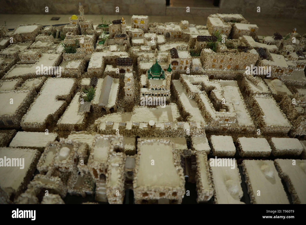 May 15, 2019 - Artist Nora Jardaneh, from Nablus, designs models of the ...