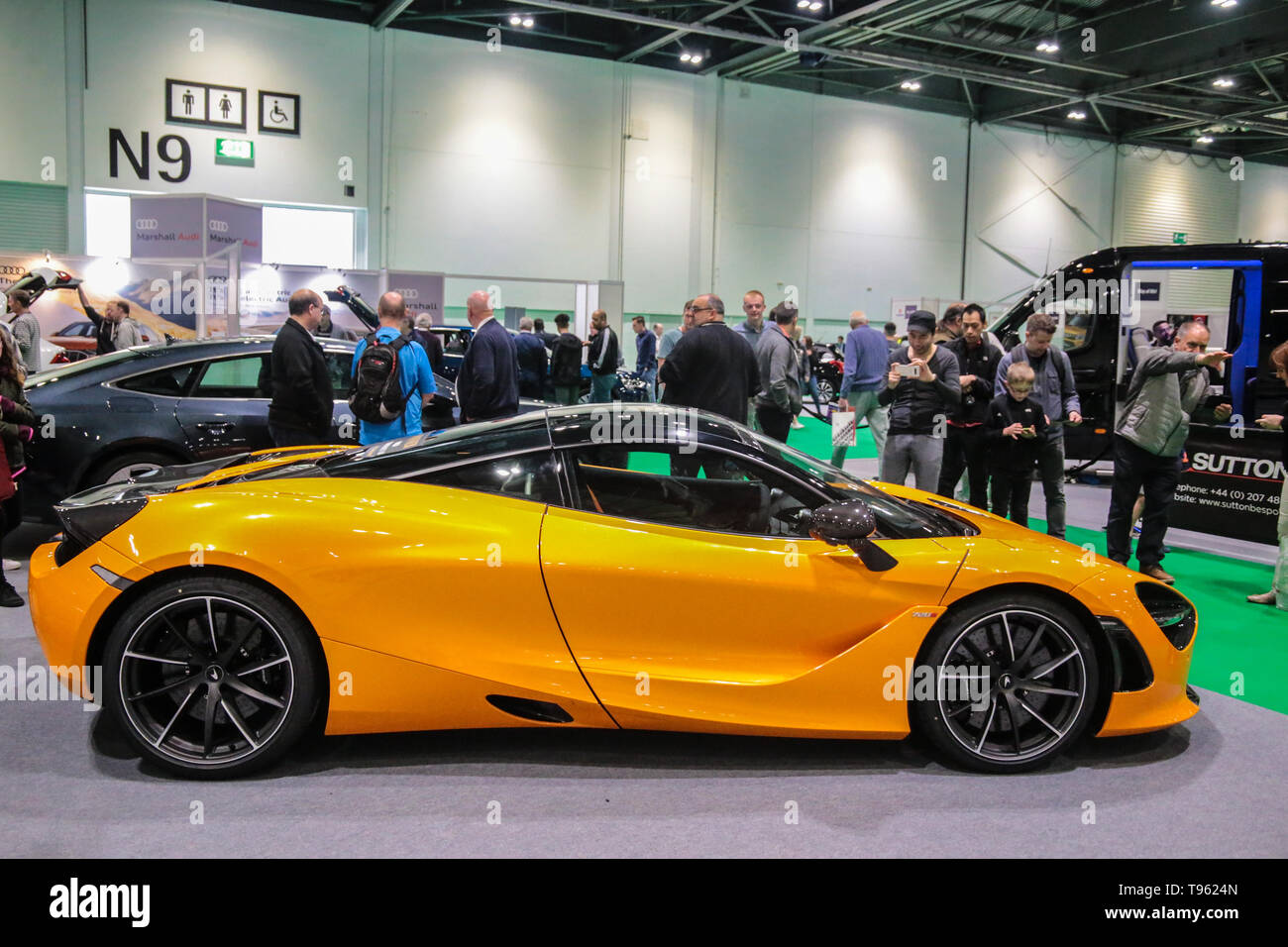 London, UK. 17th May, 2019. The opening day of the London Motor & Tech ...
