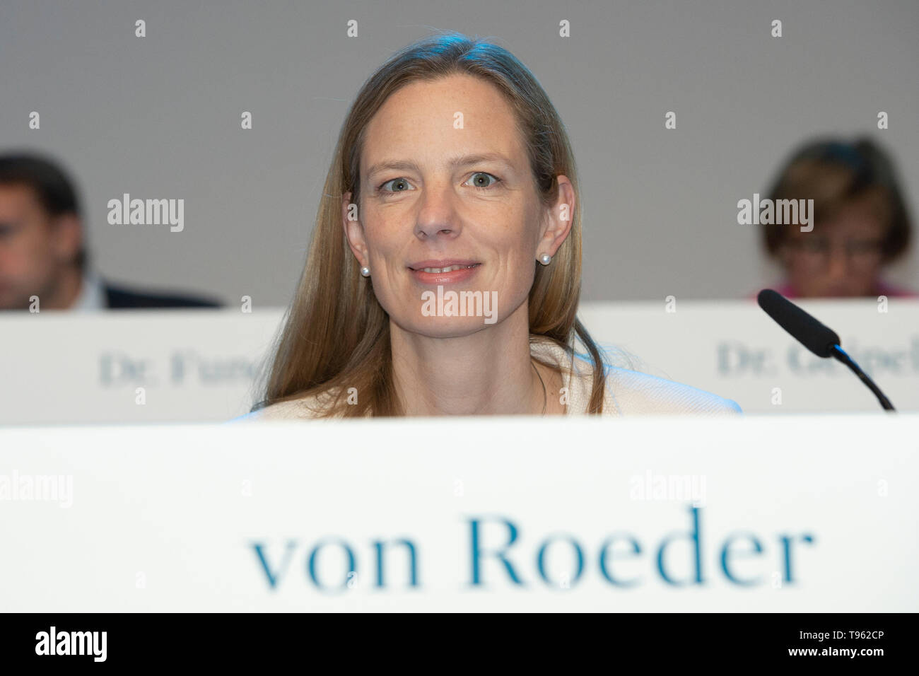 Bochum, Deutschland. 16th May, 2019. Helene von ROEDER, (Member of ...