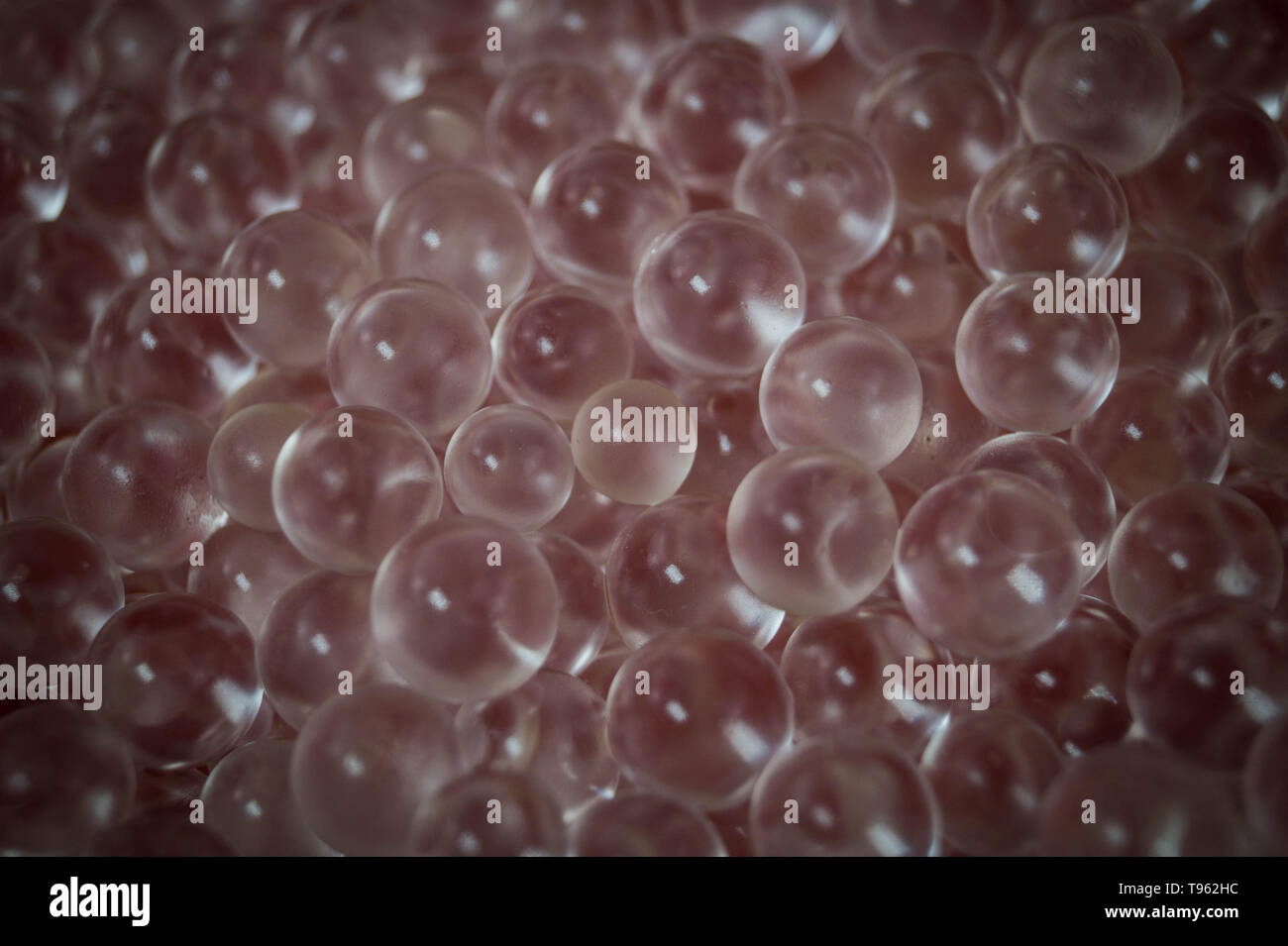 decorative transparent Silicone balls in different light Stock Photo ...